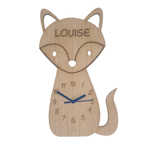 Woodland Fox Clock – Bespoke & Oak Co.